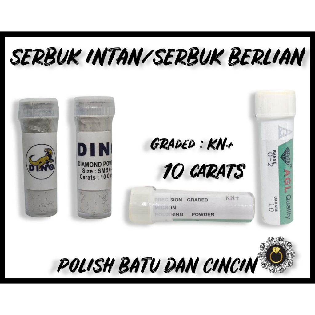 SERBUK INTAN / SERBUK BERLIAN / PENGILAT BATU DAN CINCIN / BOLEH ...