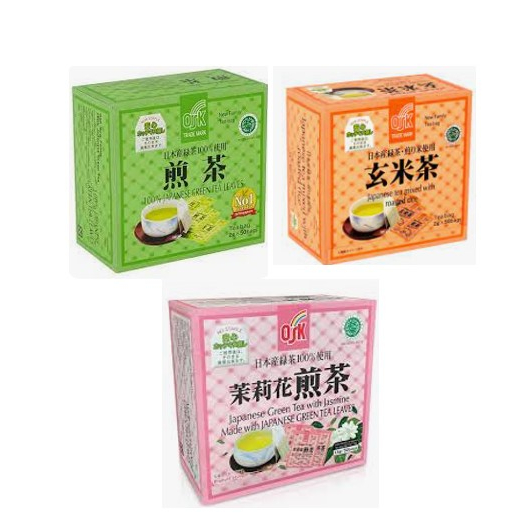 OSK Japanese Tea / Teh Jepun 2gm x 50s ( Green Tea / Jasmine Green Tea / Japanese Mix Roasted ...