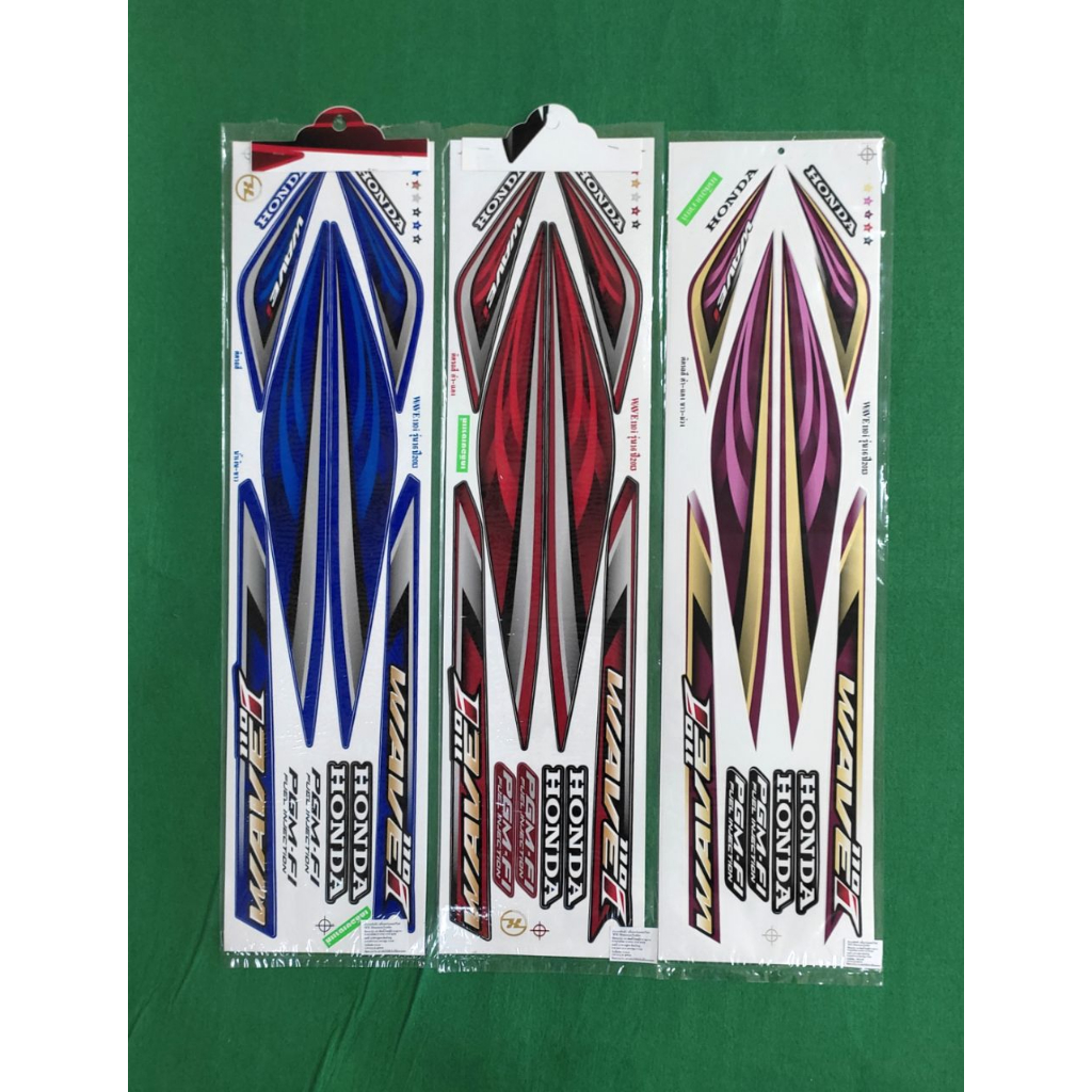 STICKER STRIPE WAVE 110i STICKER WAVE 110i/RS THAILAND THAILOOK ...