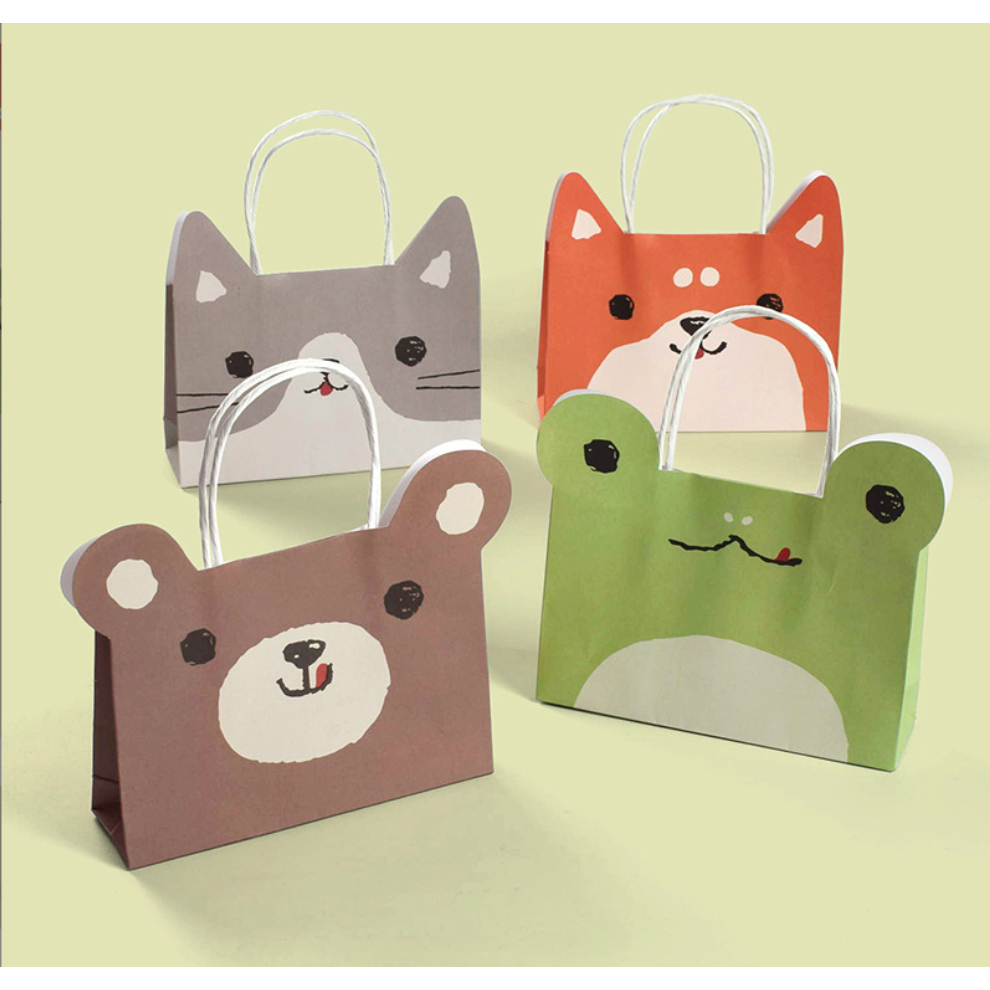 Cute Animal Paper bag gift bag hadiah beg 可爱动物纸袋袋子 | Shopee Malaysia