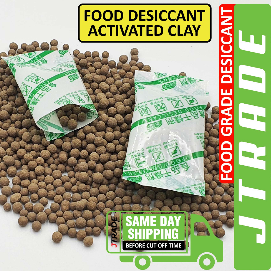 Silica Gel Food Grade Desiccant Activated Clay (Bentonite) | Shopee Malaysia