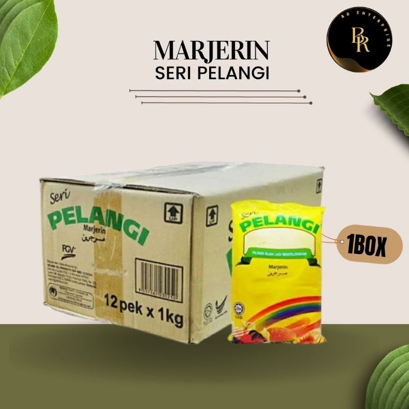 1 Kotak Marjerin Seri Pelangi Majerin Margarine Planta Kek 1kg x 12pack ...
