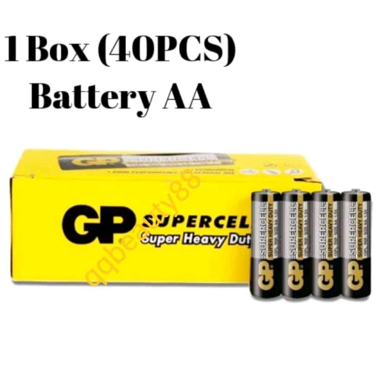 GP Supercell Super Heavy Duty 1.5V Battery AA(1box=40pcs) | Shopee Malaysia