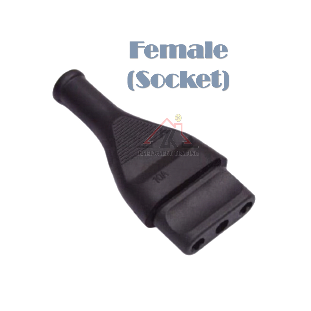 2 Pin Round Plug and Socket Male Plug 2 Pin Female 2 Pin Socket AC Plug ...