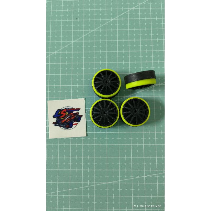 Tamiya trimmed wheels and Tyre For Semitech | Shopee Malaysia