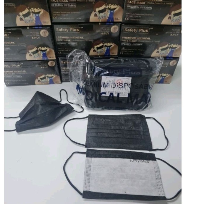 [[READY STOCK]]KIDS SAFETY PLUS MEDICAL 4PLY FACE MASK 50 PCS WITH BOX ...