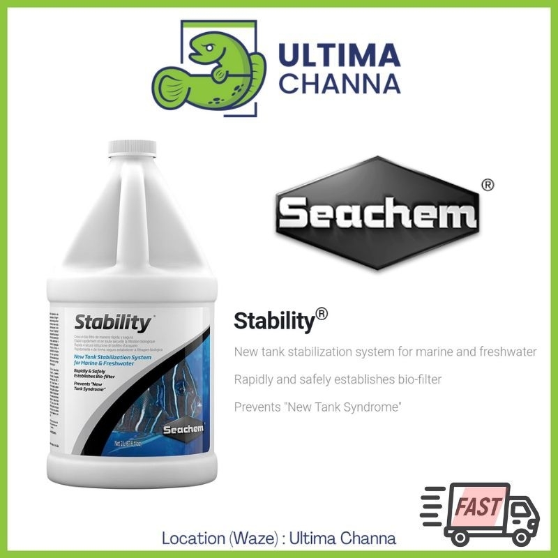 Seachem Stability 2Litre (with air bubble tube wrapping) beneficial ...