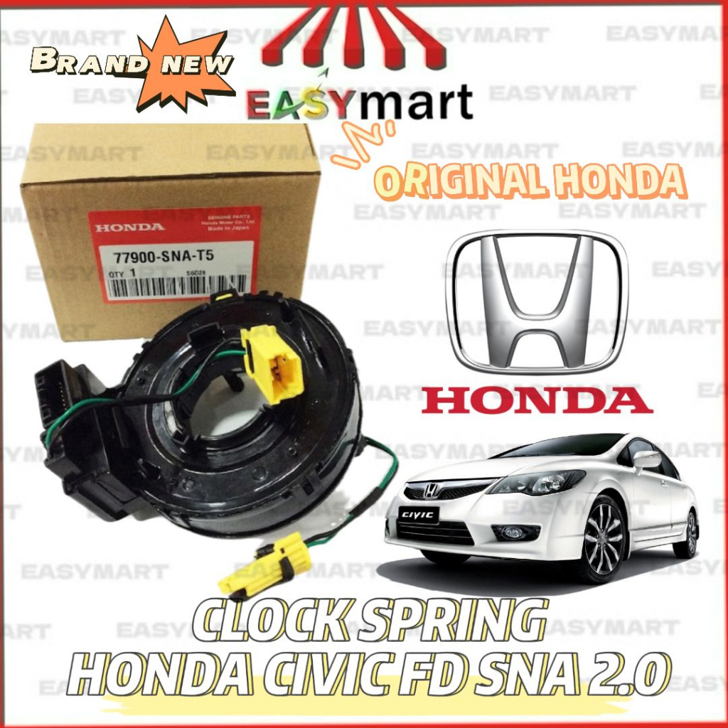 77900-SNA-T5 HONDA CIVIC FD SNA 2.0 ACCORD TAO Clock Spring spiral ...