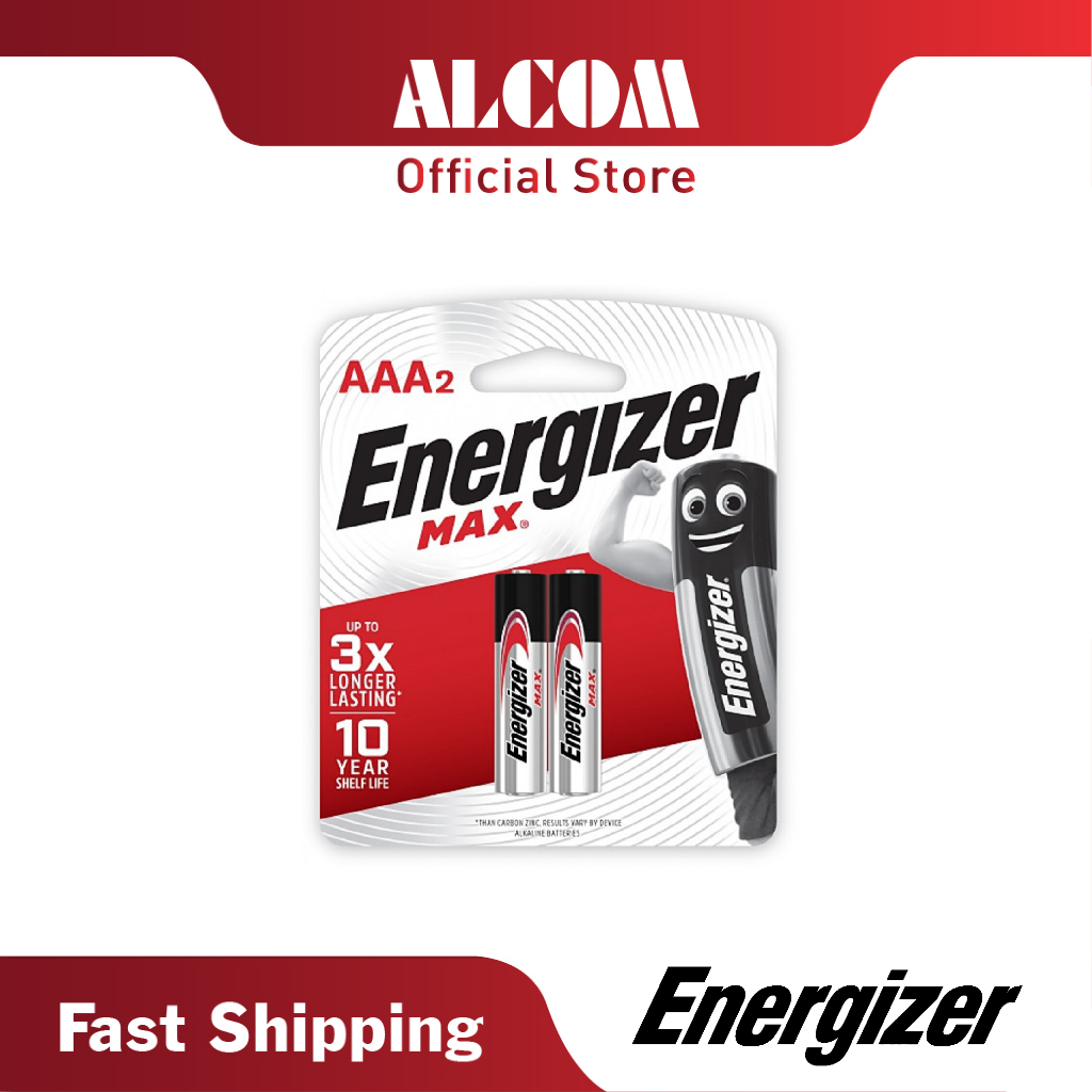 ENERGIZER MAX AAA Batteries 2PCS/ 4PCS/ 8PCS Pack Bateri | Shopee Malaysia