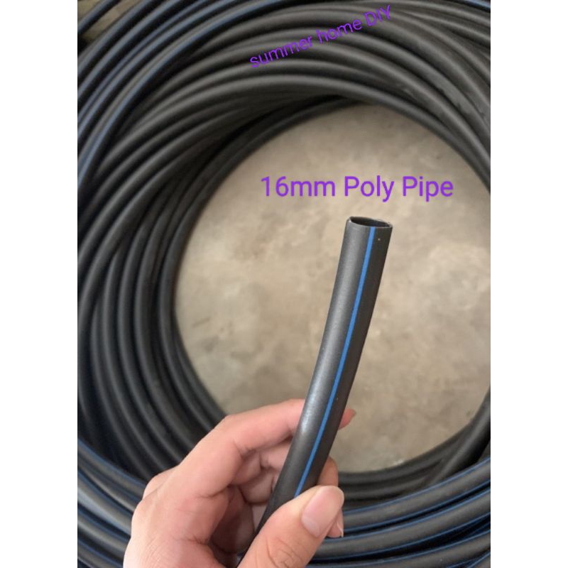 (30 Meter)-Irrigation Water Tubing Pipe Hose LDPE 16/13mm Polypipe Poly ...