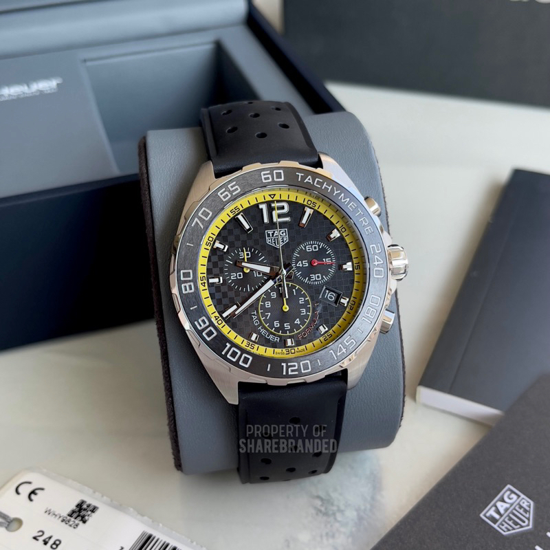 Tag Heuer Formula 1 Quartz Chronograph Black Dial 43MM CAZ101AC.FT8024 ...