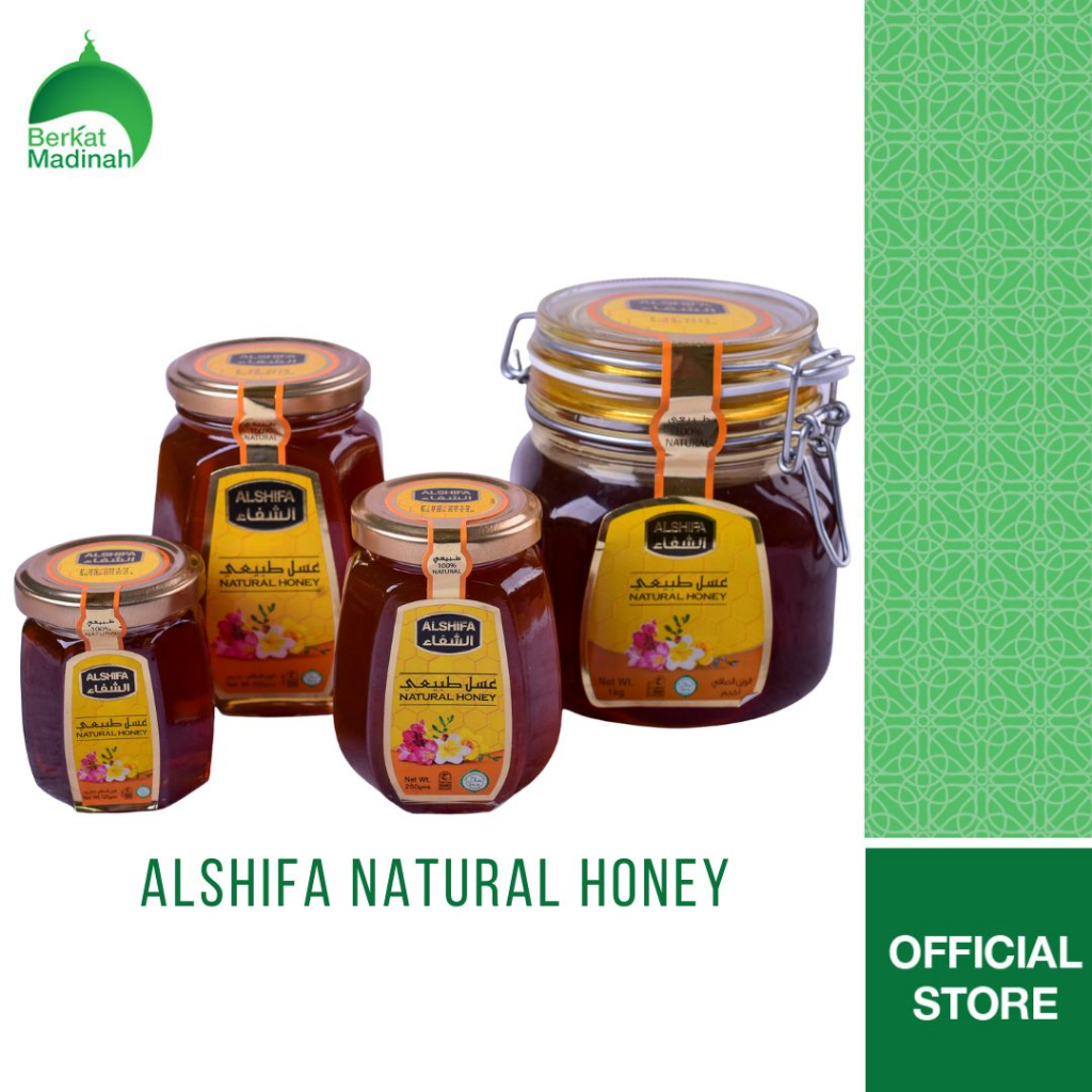 ALSHIFA Natural Honey Madu Original ( 1 KG I 750g I 500g I 250g I 125g I 30g I Combo 1kg+250g I ...