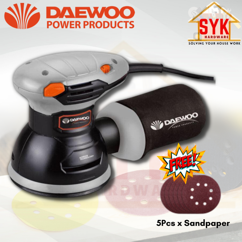 SYK Bossman Daewoo BOS-5032 DAOS300 Orbital Sander Machine Wood Sanding ...