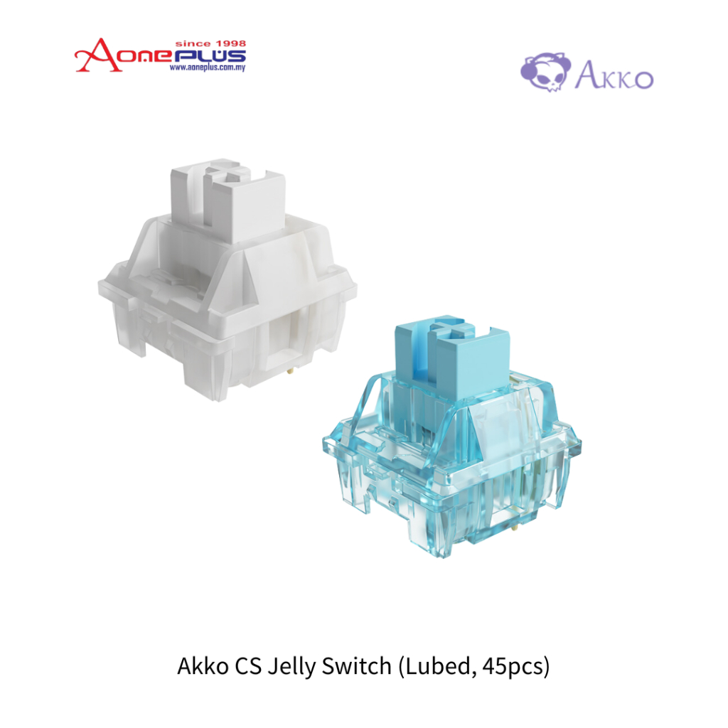(AONE PLUS SS2) Akko CS Jelly Switch (Lubed, 45pcs) | Shopee Malaysia