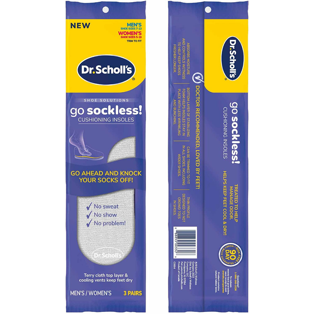 Dr Scholl's Insoles Heavy Duty / Work / Plantar Fasciitis / Heel / Arch / Tri-Comfort / Flats ...