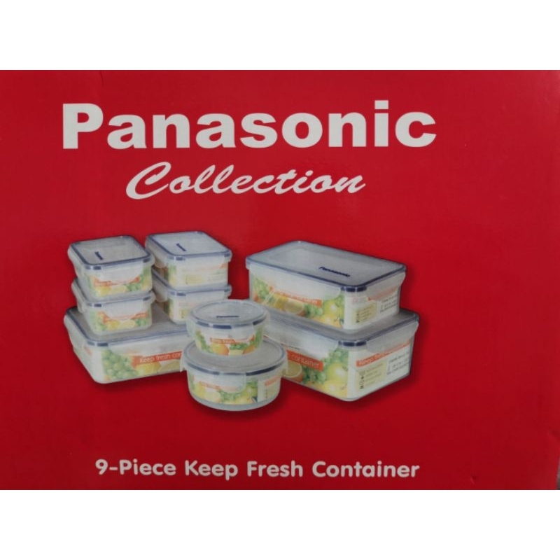 Panasonic Collection 9 Piece Keep Fresh Container | Shopee Malaysia