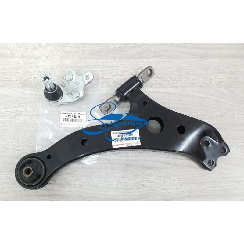 4 IN 1 SET-FRONT LOWER ARM/BALL JOINT- TOYOTA ALPHARD ANH10/MNH10/CAMRY ACV30/ESTIMA ACR30/MCR30 ...