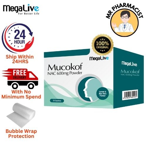 MegaLive Mucokof NAC 600mg Powder (30sachets) | Shopee Malaysia