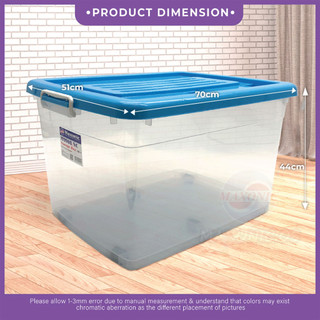 MAXONIC 105L MULTIPURPOSE STORAGE BOX WITH 6 WHEELS | HOME STORAGE ...