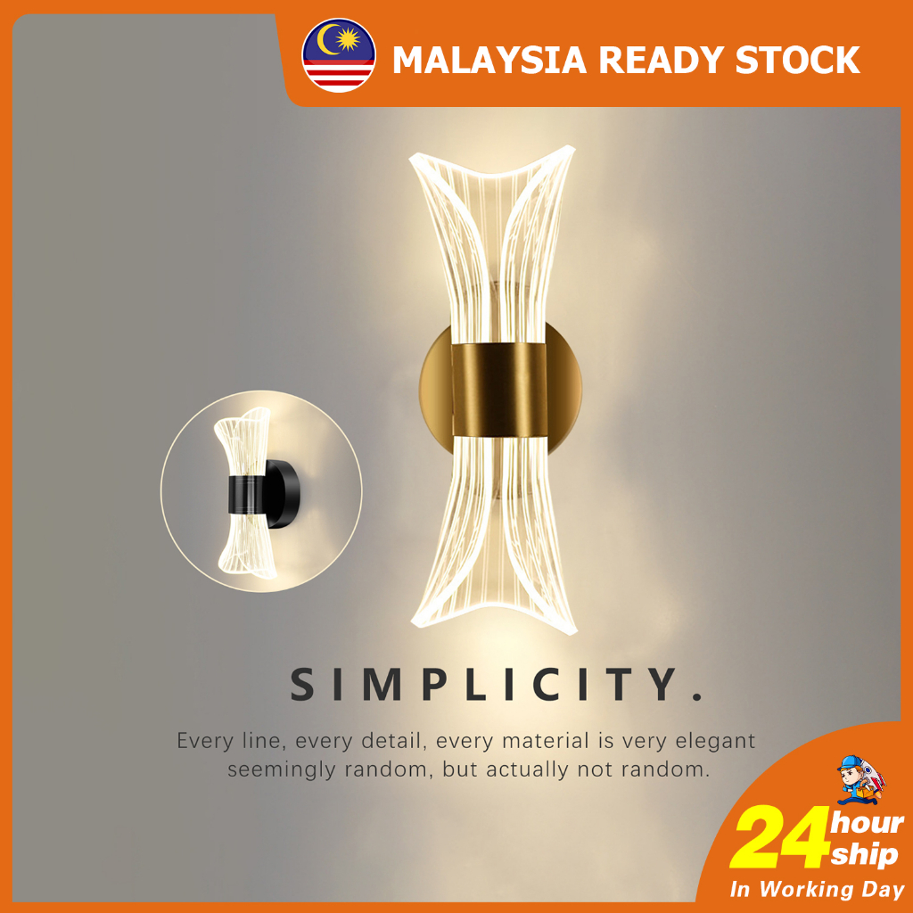 Luxury Crystal lampu dinding lampu hiasan ruang tamu wall light indoor ...