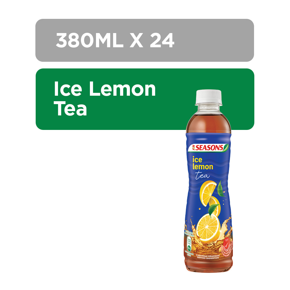 SEASONS Ice Lemon Tea (380ml x 24) | Shopee Malaysia