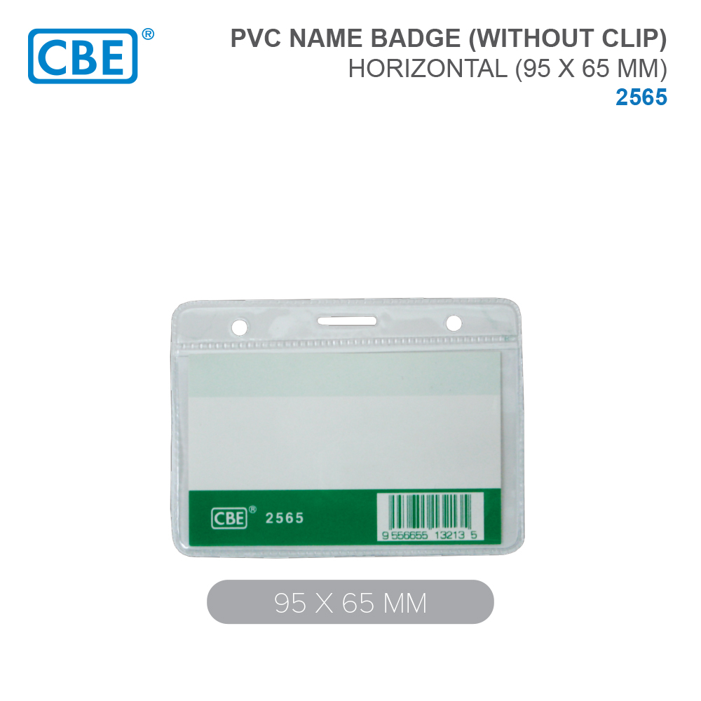 CBE PVC Name Badge | ID Card Holder (Without Clip) | Shopee Malaysia