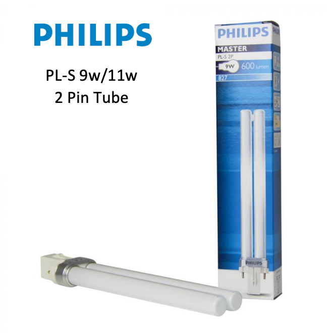 Philips Master PLS/PL-S G23 9w/11w 2 Pin Bulb Tube 827/840/865 | Shopee Malaysia