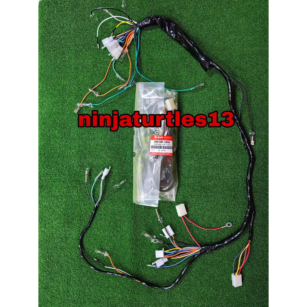 suzuki gama150 txr gama wiring set (12v) wire wyre harness panther ...