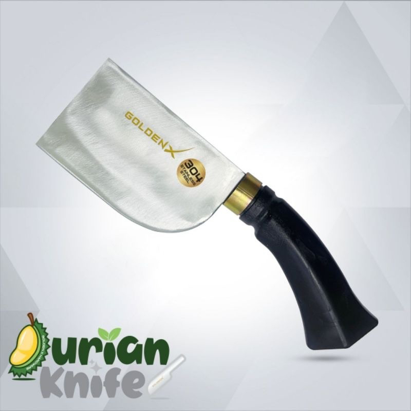 Heavy Duty Stainless Steel Durian Knife Plastic Handle / Pisau Durian ...
