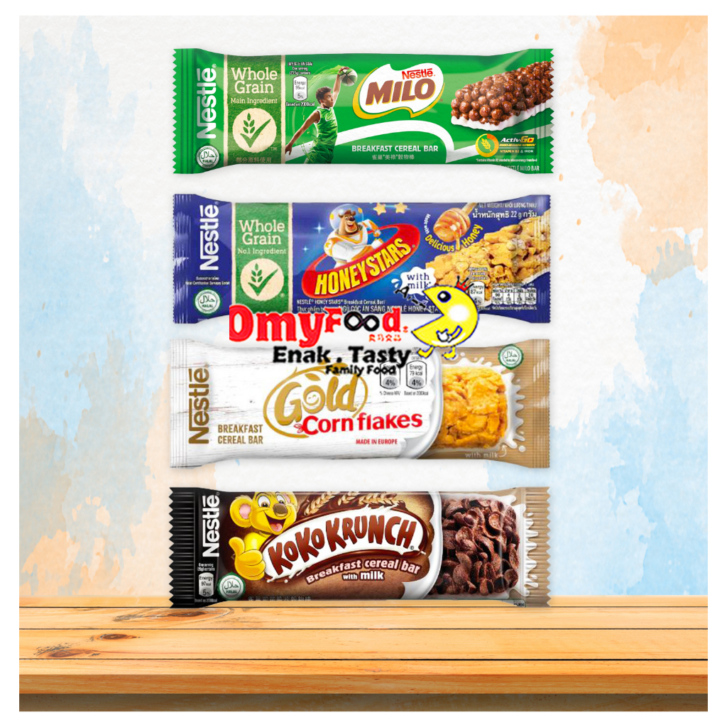 23.5g/ 22g/20g/25g (1pcs) Nestle Breakfast Cereal Bar [Corn Flakes ...