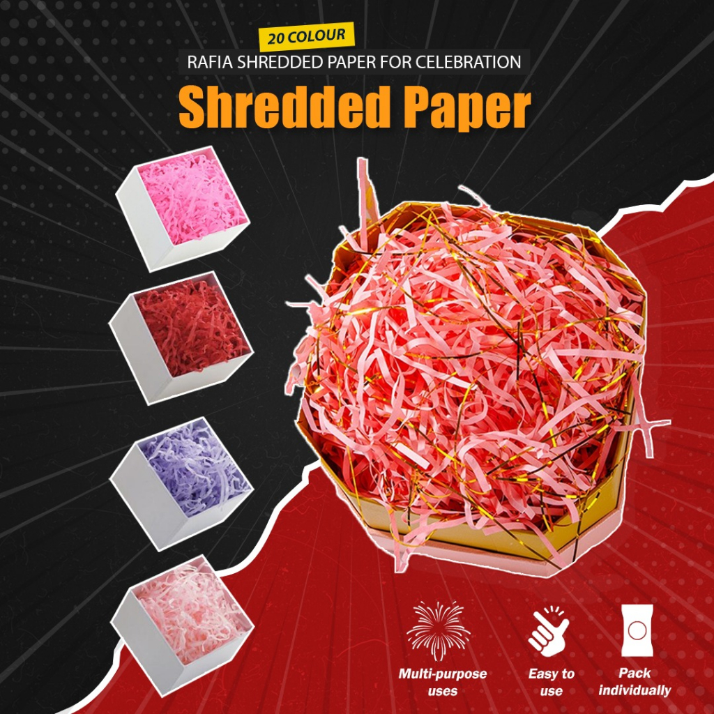 20g DIY Decorative Shreded Papers Filler Gift Packaging Wrapping ...