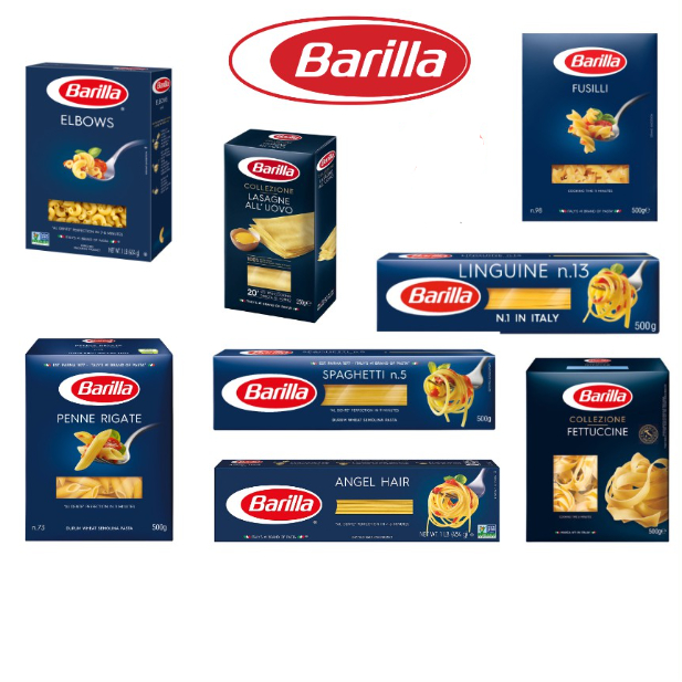 BARILLA Pasta Range 500gm ( Spaghetti / Angel Hair / Macaroni / Penne ...