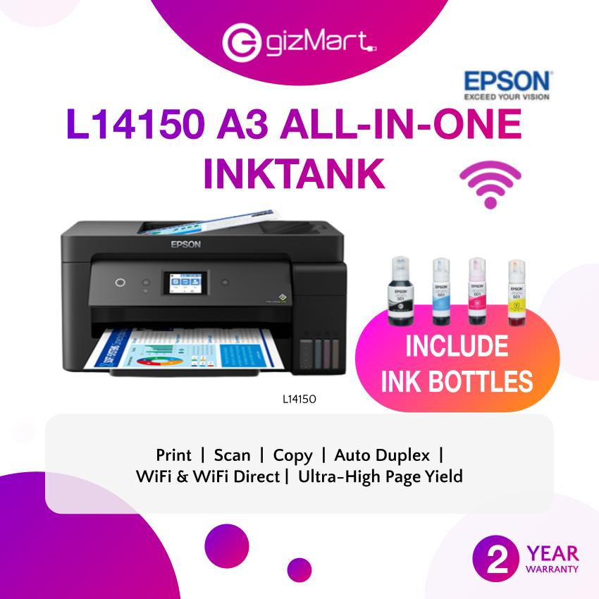 Epson EcoTank L14150 A3+ Wi-Fi Duplex Wide-Format All-in-One Ink Tank ...