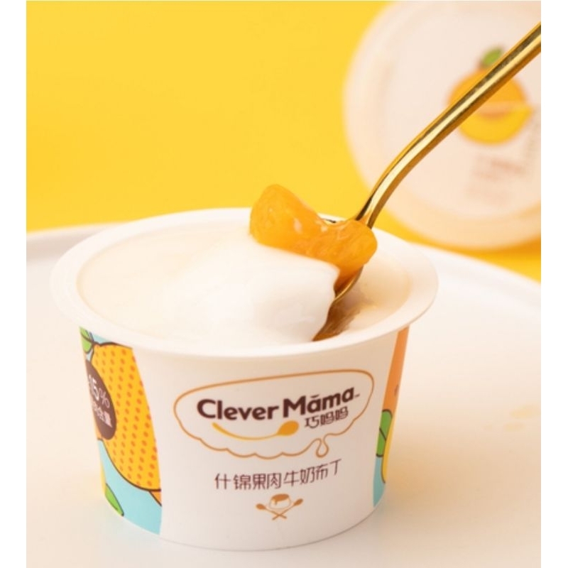Clever Mama Pudding Lactobacillus Strawberry (85g) / Original (85g ...