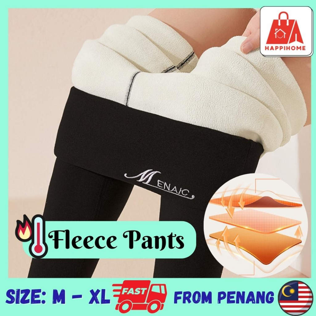 Winter Pants Inner Fleece Leggings Women Thick Legging 冬天保暖裤 Thermal ...