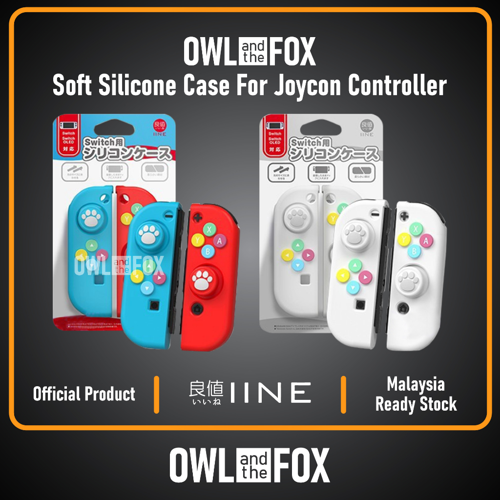 IINE Nintendo Switch OLED Switch V1/V2 Joycon Joy Con Silicone Soft ...