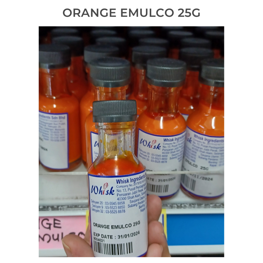 Emulco pisang blueberry strawberi kelapa orange pandan coconut | Shopee ...