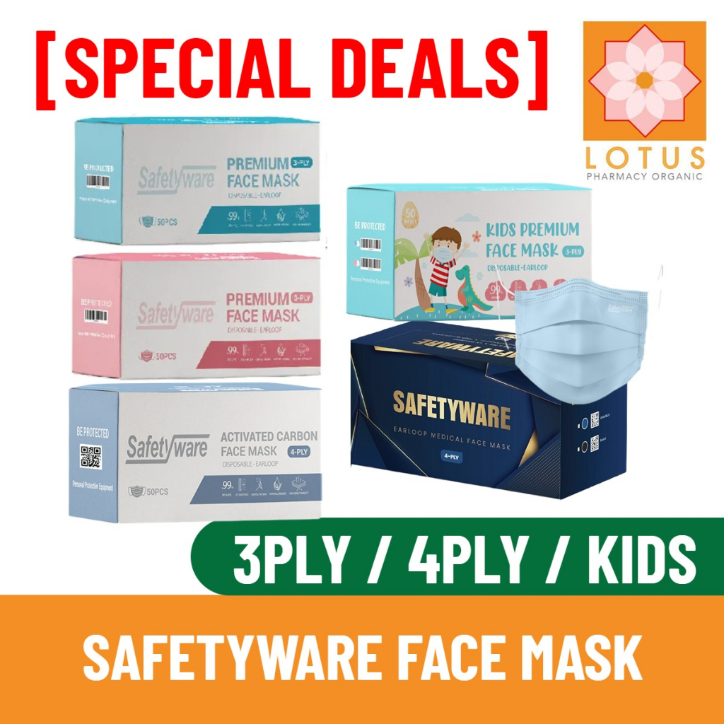 Safetyware Medical Face Mask (50s) | Shopee Malaysia