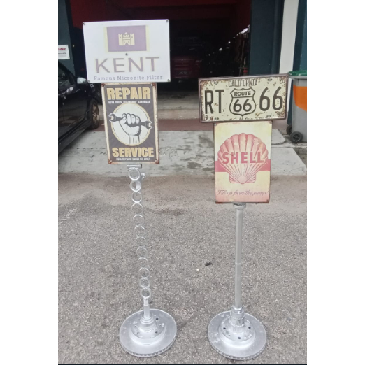 Reserved Parking Stand (Metal) Reserved Sign Board Stand Reserved Car ...