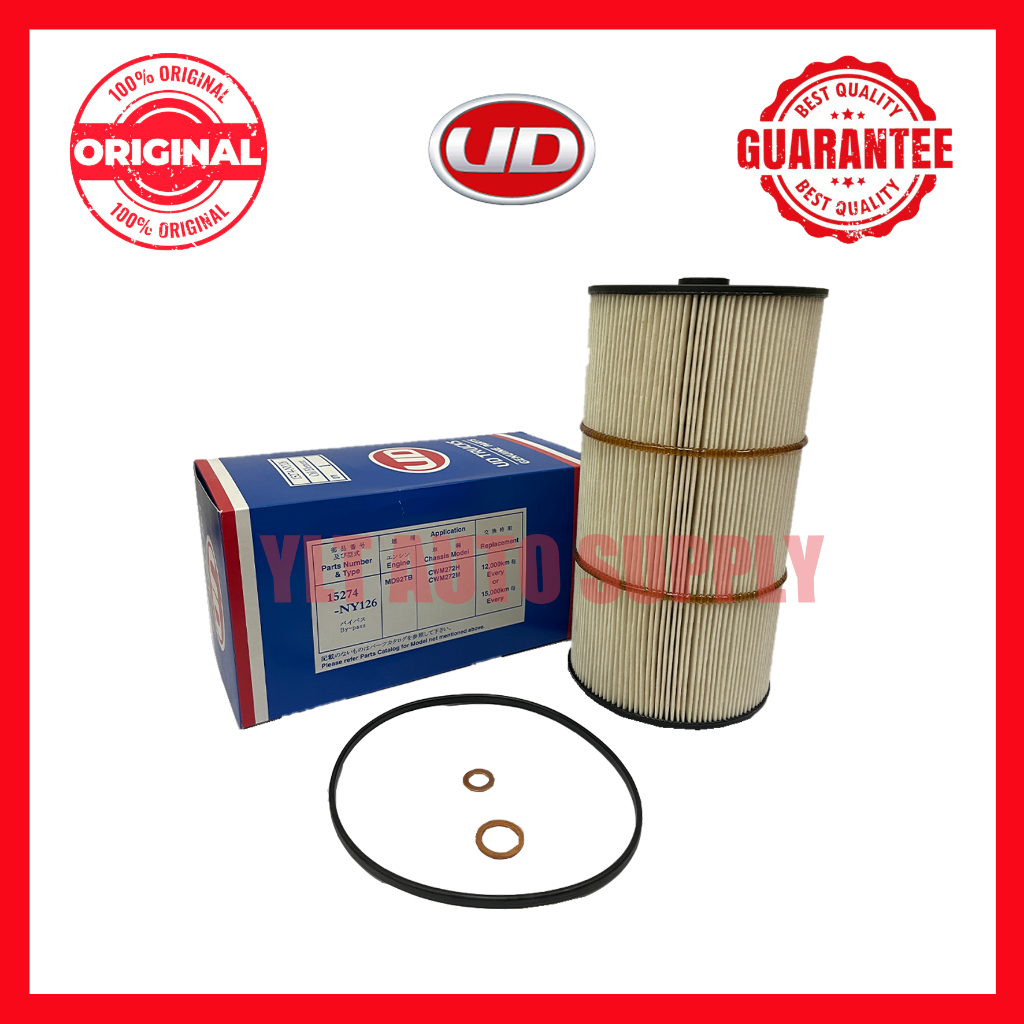 NISSAN UD TRUCK ORIGINAL UD OIL FILTER CWM272 MD92 GE13 15274-NY126 | Shopee Malaysia