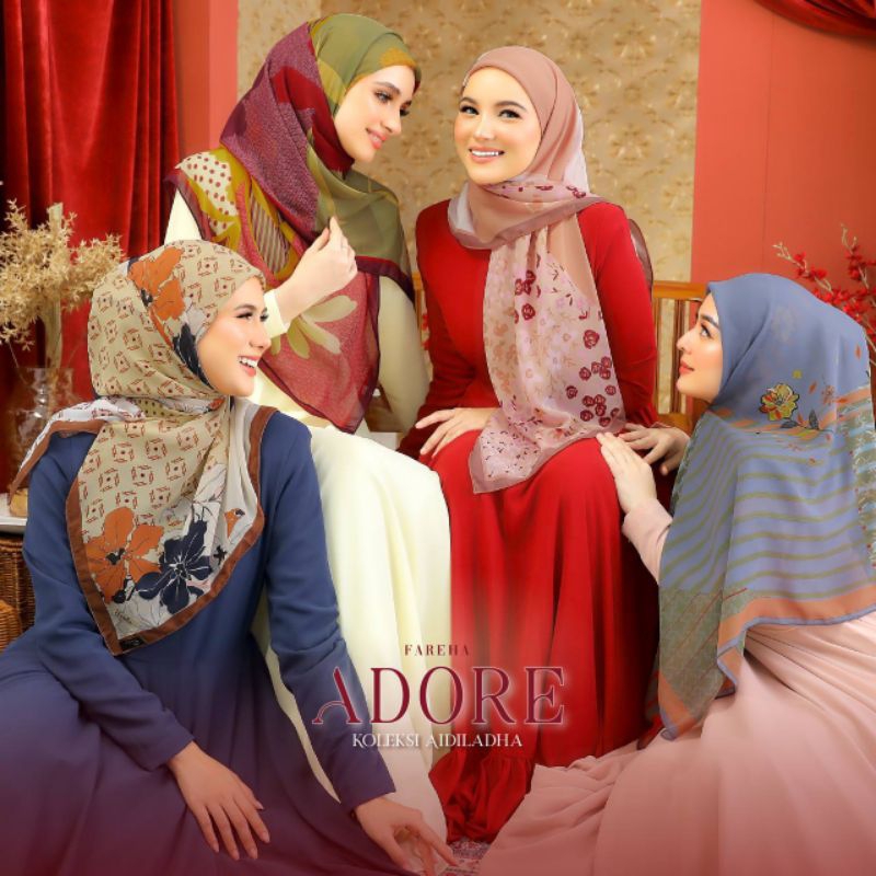 TUDUNG FAREHA | ADORE AIDILADHA CHIFFON | Shopee Malaysia