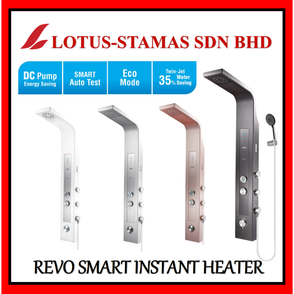 ALPHA SMART DC PUMP INSTANT WATER HEATER - Revo | Shopee Malaysia