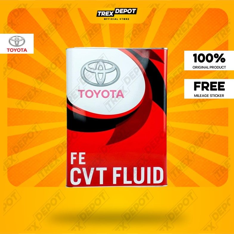 Toyota CVT FE Continuous Variable Transmission Fluid (4L) | Shopee Malaysia