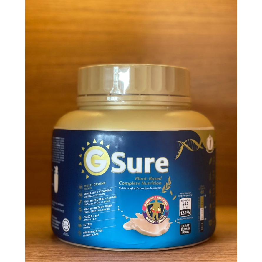 GOOD MORNING G SURE PLANT-BASED COMPLETE NUTRITION 900G | Shopee Malaysia