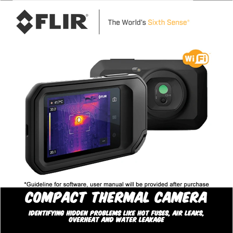 (READY STOCK) FLIR Infrared Thermal Imager C5 Handheld Wifi PCB Circuit ...