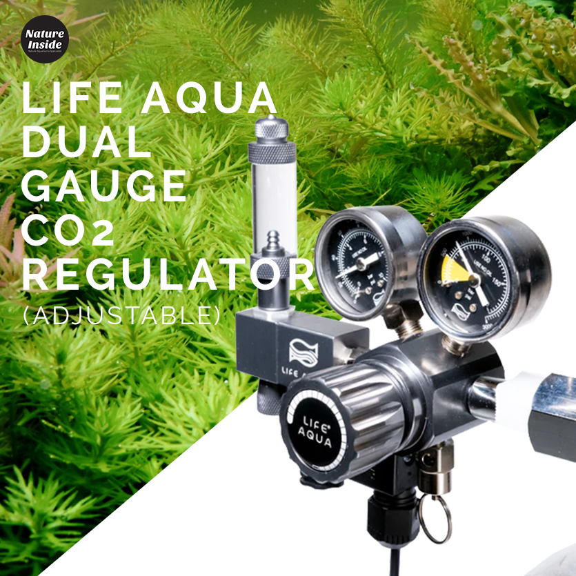 Life Aqua Dual Gauge Co2 Solenoid Regulator (Adjustable and Extendable ...