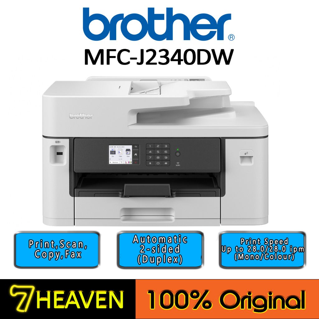 BROTHER MFC-J2340DW A3 INK-BENEFIT PRINTER (PRINT/SCAN/COPY/FAX ...