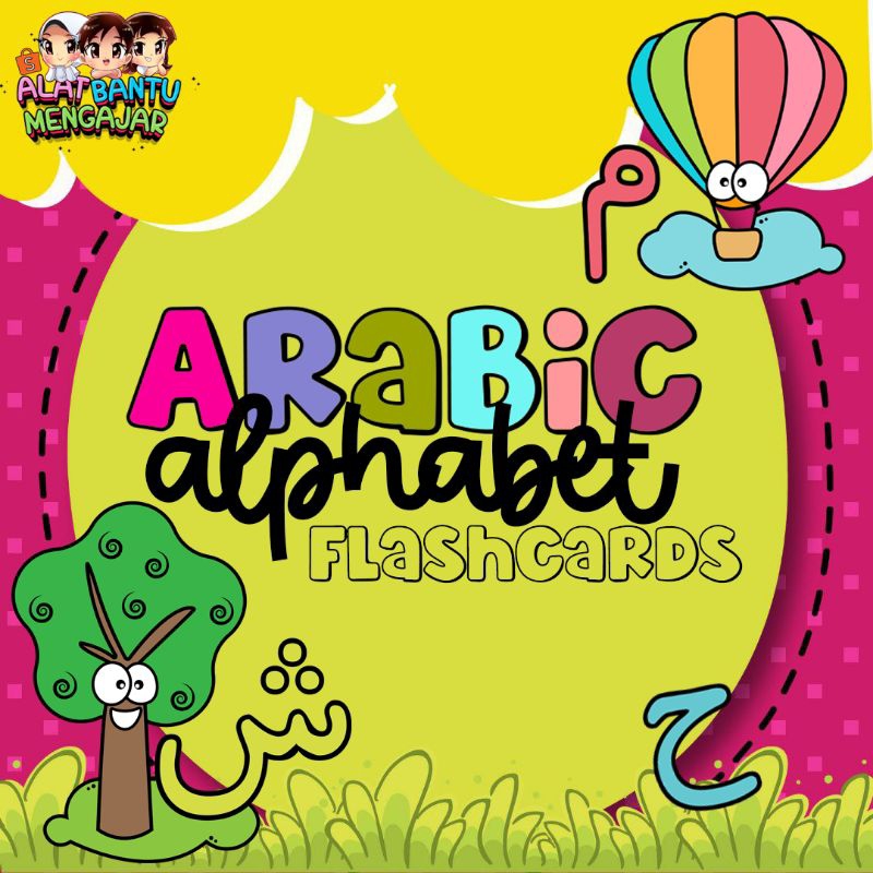 Arabic Alphabet Flashcards, Tracing Cards & Moveable Alphabet | Shopee ...