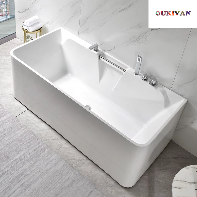 Jacuzzi Bathtub Tab Mandi Relaxing Massage Rectangle Free Standing Safe ...