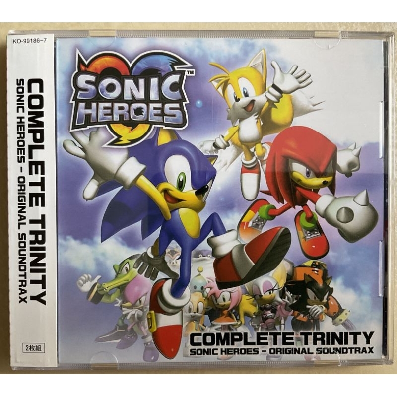 SONIC HEROESComplete Trinity Sonic Heroes 2CD Original Soundtrack Anime ...